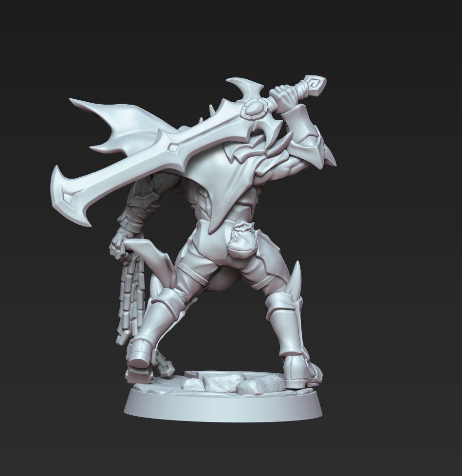 Ashen Inquisitor with sword and chain AG –