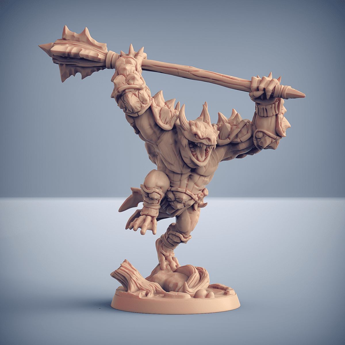 Gurunda bullfrog warrior – charging with twohand mace AG – Speira ...